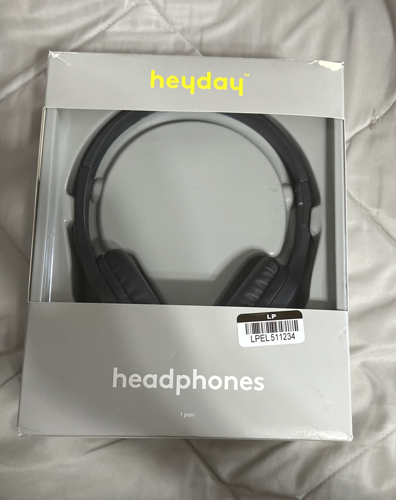 On-Ear Headphones Heyday Wired 3.5mm Jack with Mic & Remote Black | eBay