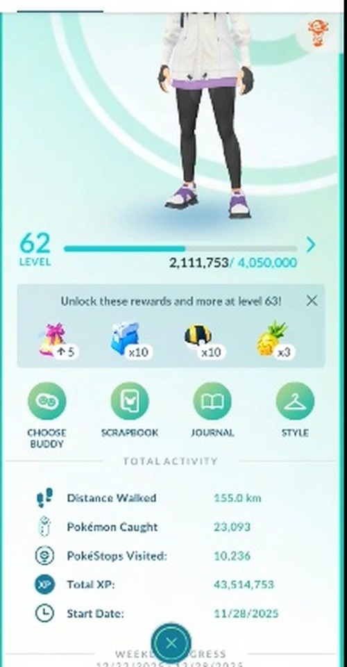 Pokémon Go Acc Level 62 +70 Shiny +4.0m Stardust | eBay UK
