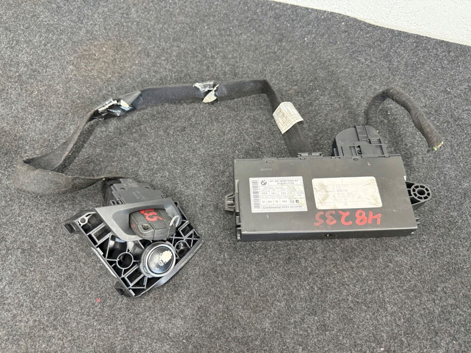 TESTED BMW X5 E70 Comfort Access Control Module CAS w/Ignition Key ...