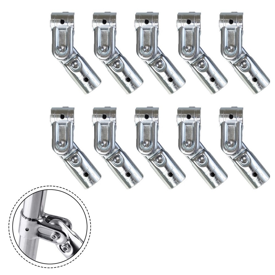 10 Pack Adjustable T Pipe Connectors for Metal Pipe Fittings 90 to 270 ...