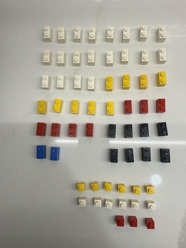 LEGO 135 1974 Vintage Set w/ Box + Hundreds Extra Bricks Wheels Figures ...