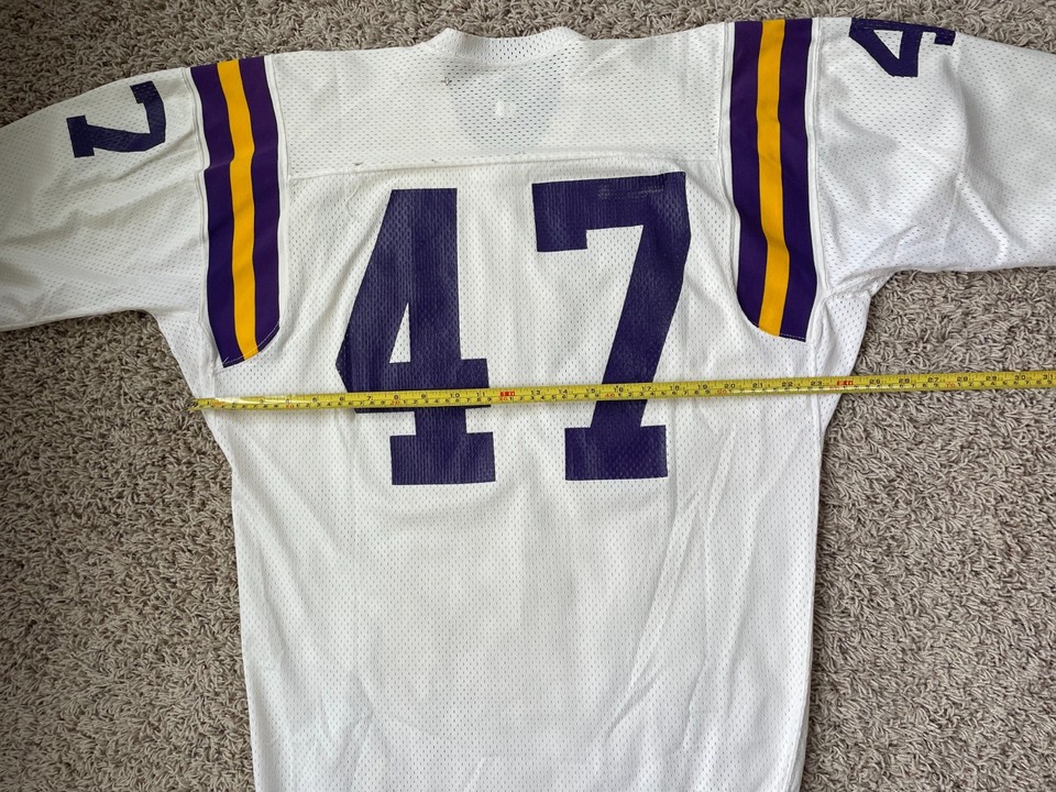 1970s Sand-Knit NFL Vikings Joey Browner Pro Cut Authentic Jersey ...