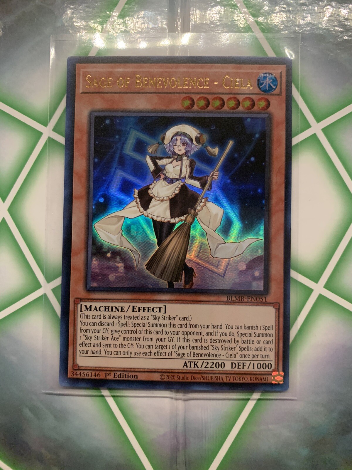 Yugioh! Sage of Benevolence - Ciela - BLMR-EN051 - Ultra Rare - 1st ...
