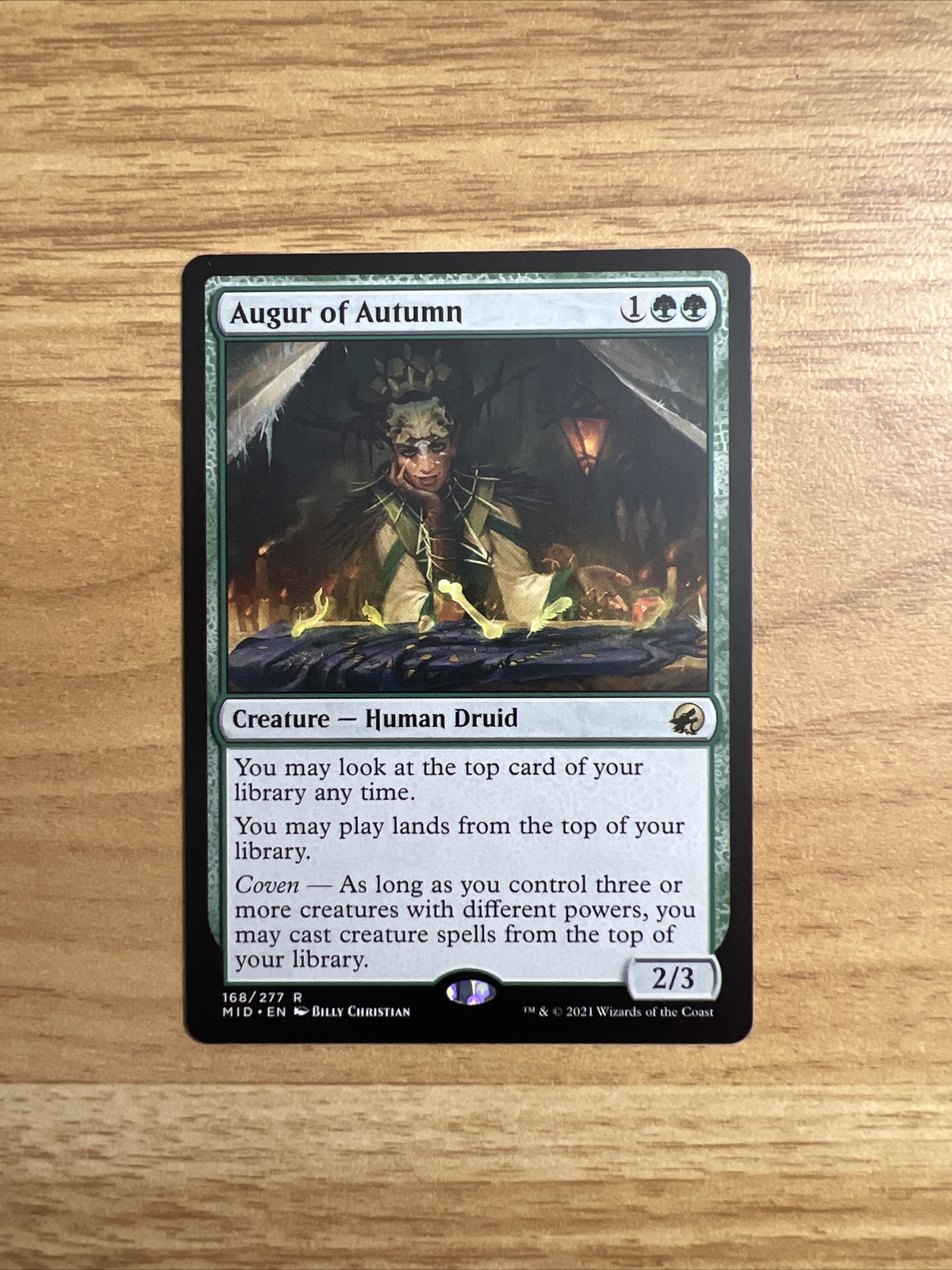 MTG Augur of Autumn Innistrad: Midnight Hunt 168/277 Mint Pack Fresh | eBay