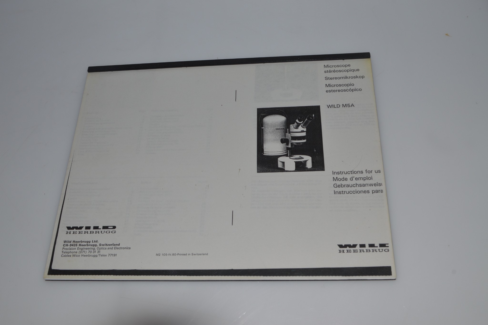 Wild Heerbrugg Wild M5 Microscope for sale online | eBay UK