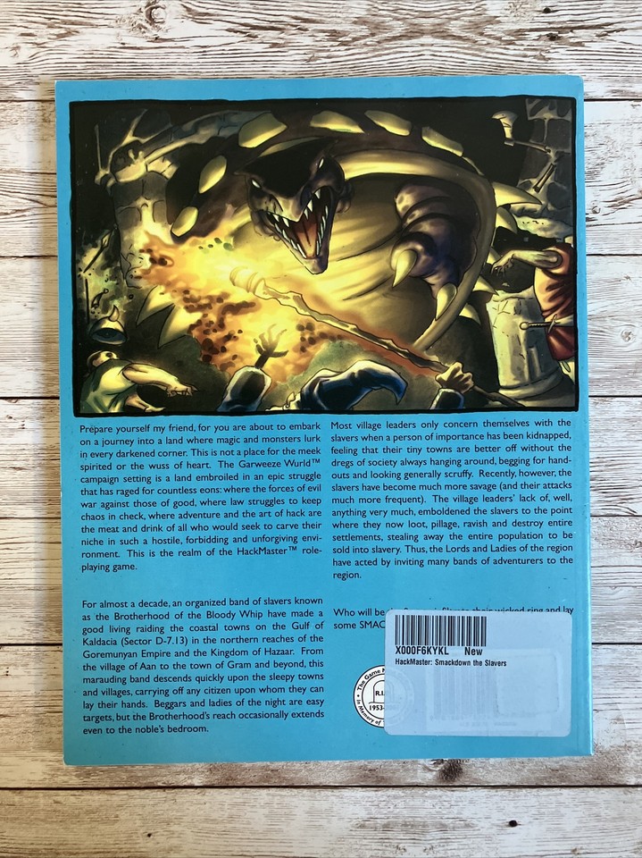 HackMaster : Smackdown the Slavers Adventure Module Parody | eBay