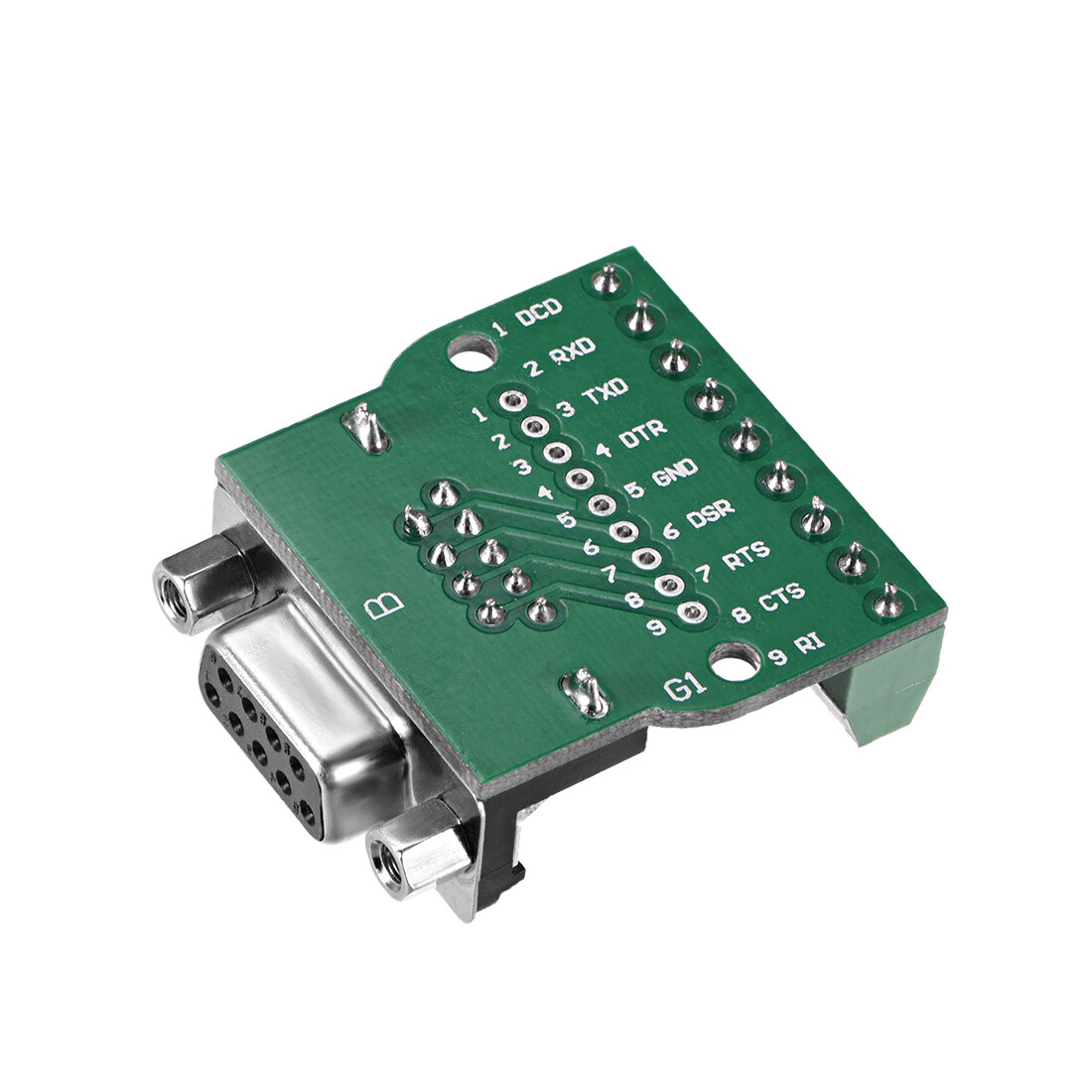D-sub DB9 Breakout Board Connector 9 Pin 2 Row Female RS232 Serial Port ...