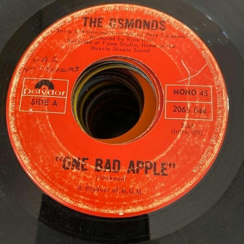 The Osmonds - One Bad Apple 2065 044 45rpm Good R29 | eBay