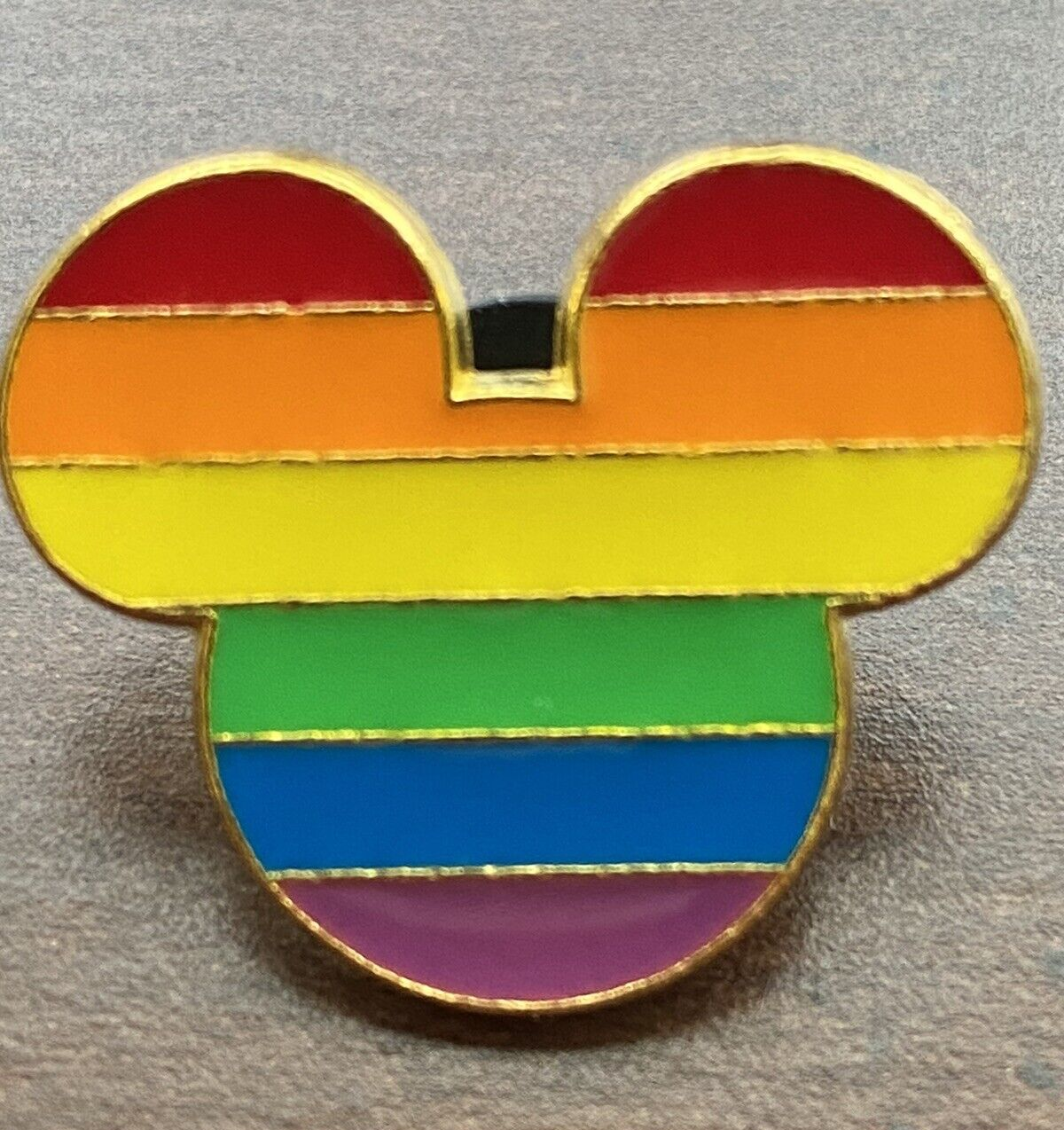 Disney Pride Rainbow LGBTQ Disney Trading Pin Mickey Mouse Head | eBay
