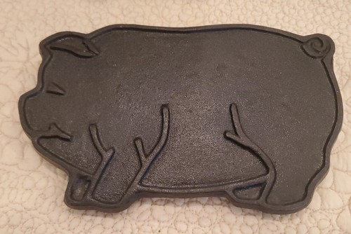 Pig Shaped Cast Iron Bacon Press, Great Condition | eBay