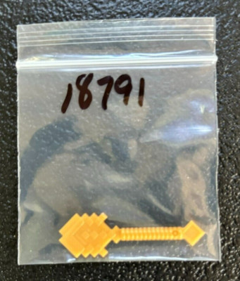 LEGO PN 18791 - Minecraft Pixelated Shovel - Pearl Gold - New | eBay