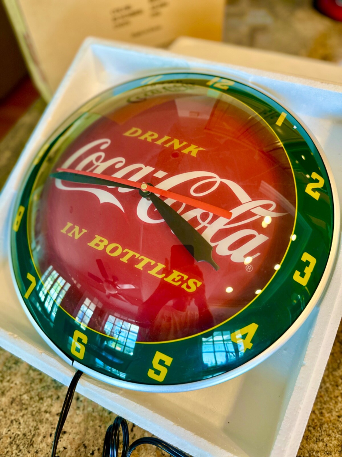 VINTAGE STYLE RETRO COCA COLA (COKE) DOUBLE BUBBLE ADVERTISING ELECTRIC ...