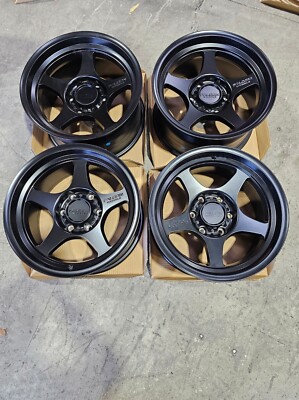FALCON T2 17x9 6x139.7 6x5.5 -12 OFFSET MATTE BLACK 5 SPOKES TRUCK ...