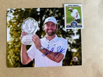 Scottie Scheffler Signed Autographed 8x10 MEMORIAL 2025 photo /coa ...