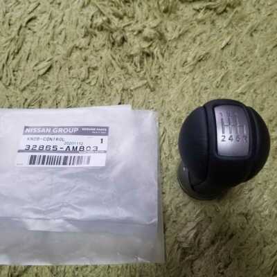 Nissan Genuine INFINITI G35 SKYLINE V35 BLACK LEATHER SHIFT KNOB 32865 ...
