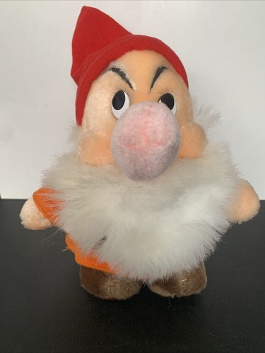 Vintage Disney Snow White And The Seven Dwarfs Plush Dolls - GRUMPY | eBay