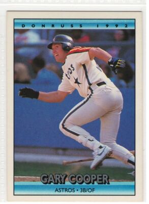1992 Donruss Baseball #774 Gary Cooper Rookie Card RC Astros | eBay