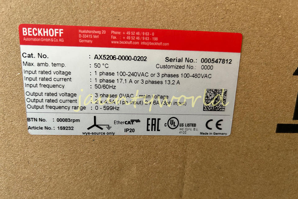 1PC NEW BECKHOFF Servo Drive AX5206-0000-0202 | eBay