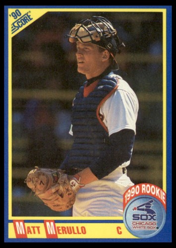 1990 Score #605 Matt Merullo Chicago White Sox Baseball Card | eBay