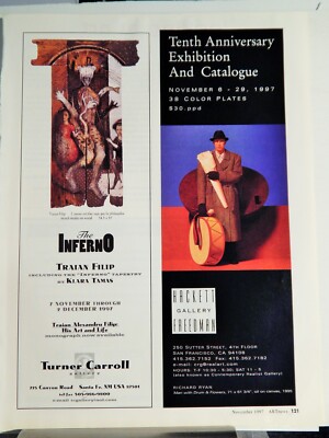 TRAIAN FILIP ART PIECES ORIG VTG 1997 ADVERTISEMENT, | eBay