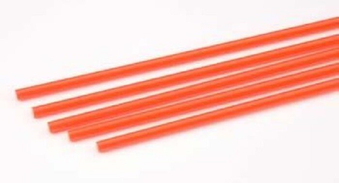 Plastruct 5/32 Red Fluorescent Acrylic Rods (5) 90274 x | eBay