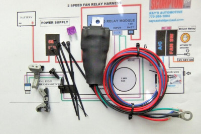 VOLVO 2 SPEED FAN RELAY MODULE DRIVER RELAY WITH A/C | eBay