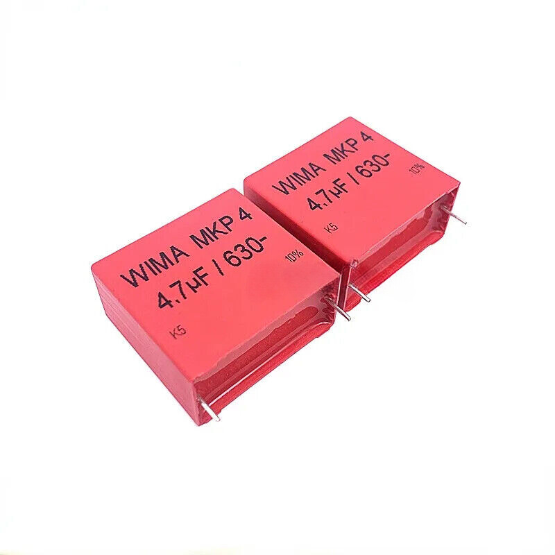 2pcs WIMA MKP4 4.7UF 630V 4U7 630V 475K 10% Audio Film Capacitor Pitch ...