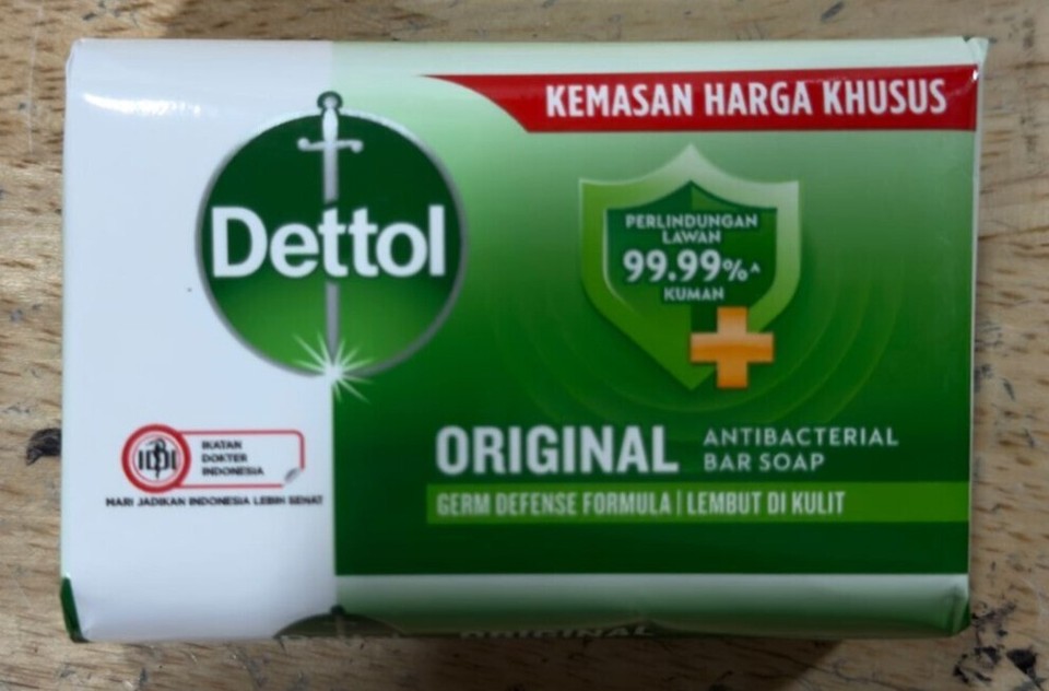 Dettol Original Expired Antibacterial Bar Soap 100g for Body, Face ...