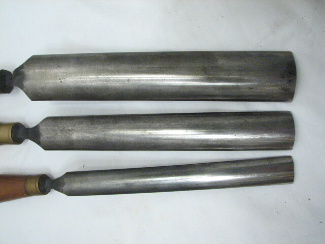 Lot Woodworking Gouge Chisels James Swan Buck Crank Neck Crane Carving ...