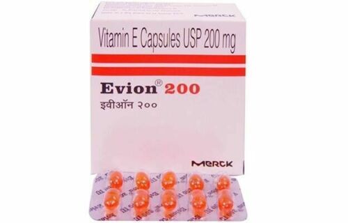 Vitamin E - Evion Capsules for Glowing Face Strong Hair Nails Glow Acne ...