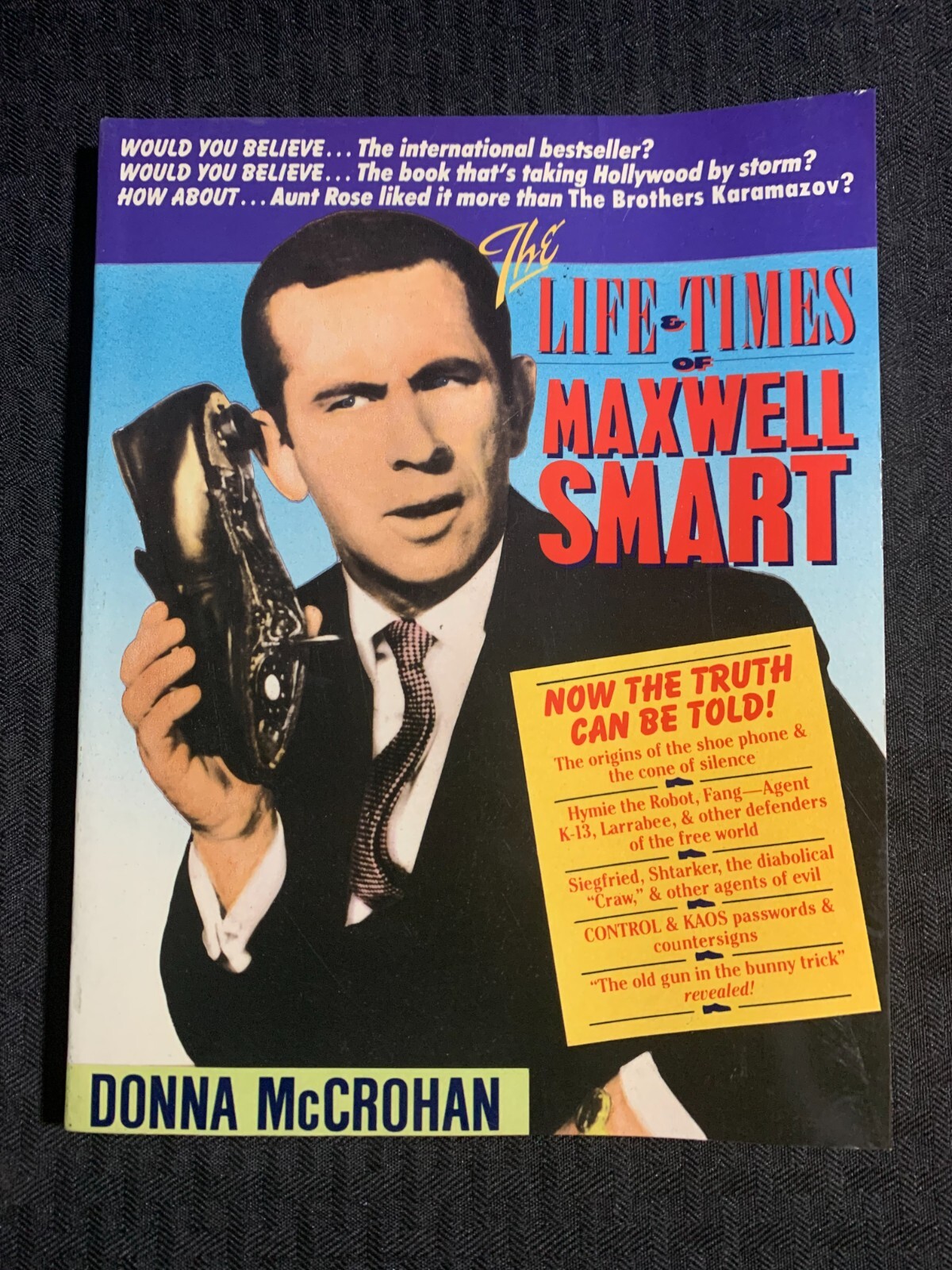 1988 The Life & Times of MAXWELL SMART by Donna McCrohan FVF 7.0 1st St ...