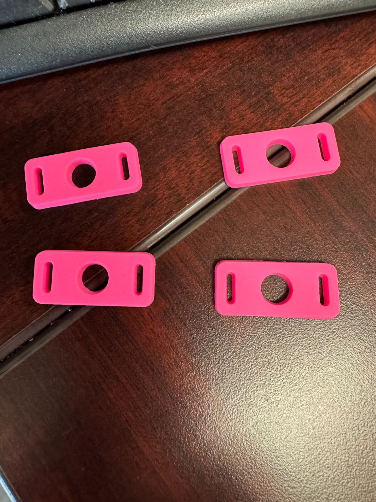 NO CROCS SHOE LACE CHARMS HOLDERS FOR CROC shoe Charm 1 SET OF 4 PINK ...