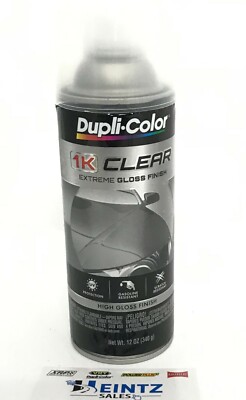 Duplicolor 1KCG Clear Extreme Gloss Finish Spray Paint - 12 oz Aerosol ...