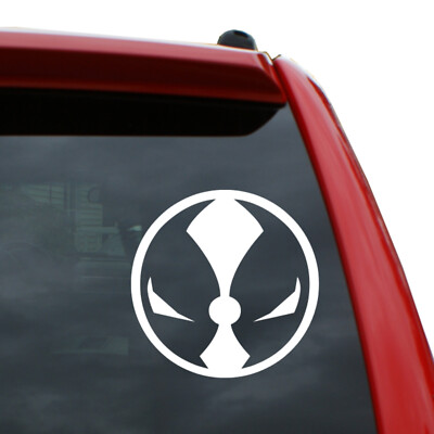 Spawn / Face Logo Vinyl Decal | Color: White | 5" x 5" | eBay