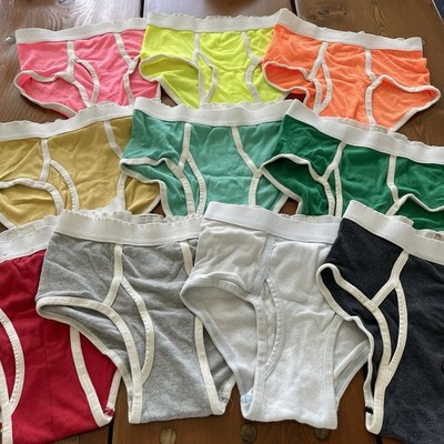 Lot of 10 - American Apparel Vintage Baby Rib Briefs Made in USA - XS ...