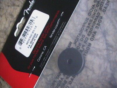 FENDER JAGUAR / JAZZMASTER BLACK DISC PRESET CONTROL KNOB 005-4455-049 ...
