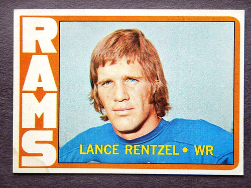Lance Rentzel #81 Topps 1972 Football Card (Los Angeles Rams) *VG | eBay