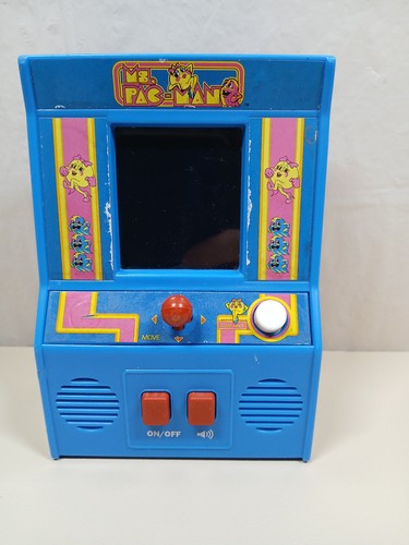 Ms. Pac-Man Hand Held Mini Arcade Video Game Works see Video 2018 | eBay