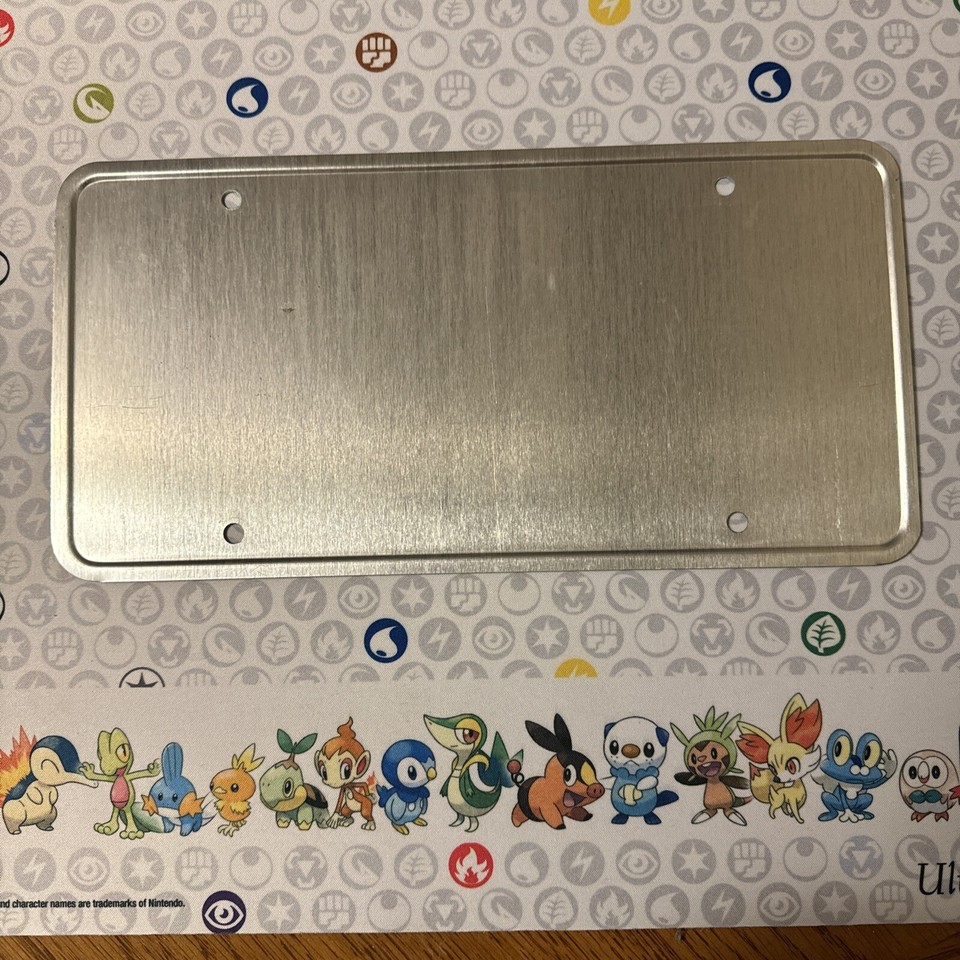 Pokemon Minnesota Expired License Plate Pokemon Card Fanatic’s Plate ...