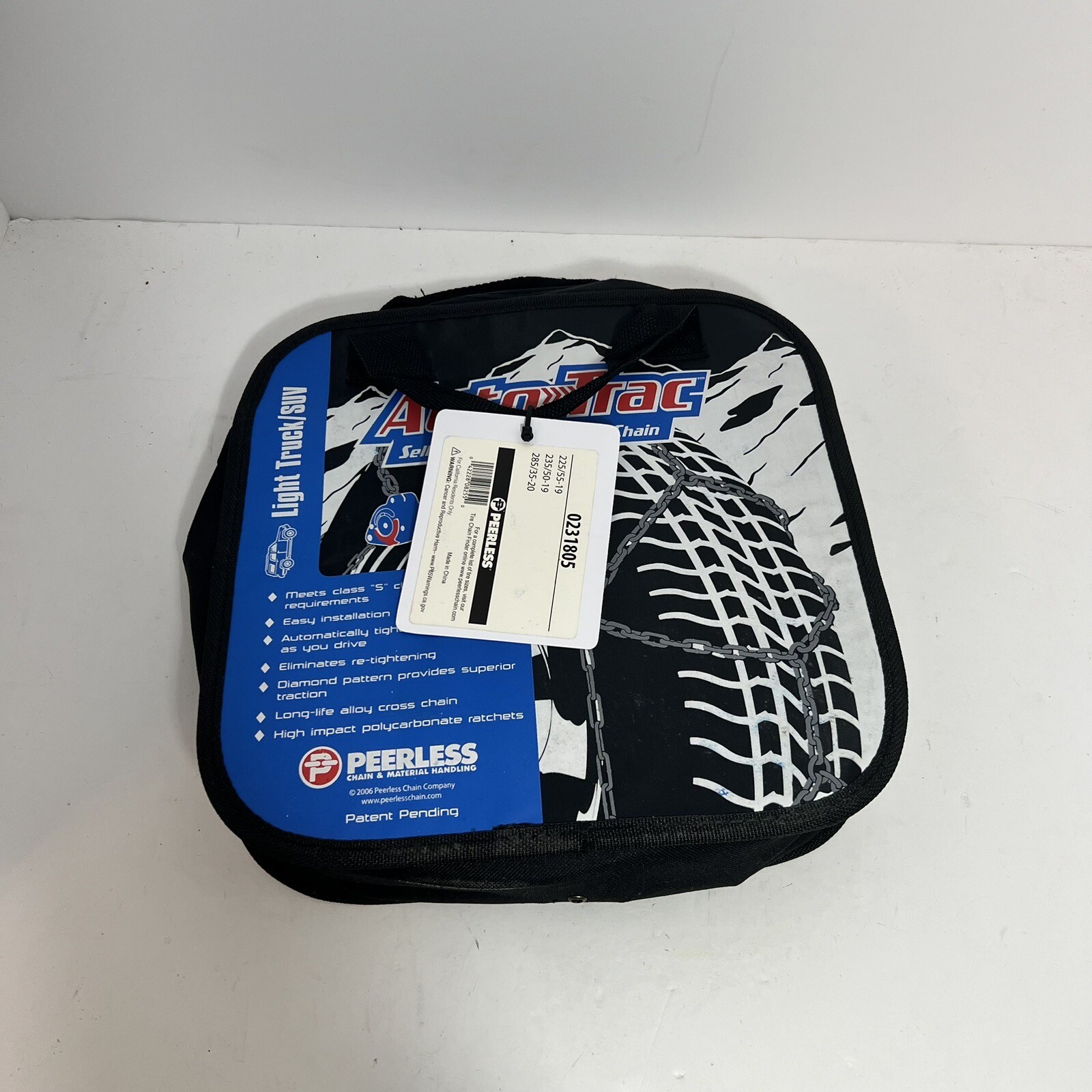 Peerless Auto-Trac Light Truck/SUV Tire Chain Self Tightening Traction ...