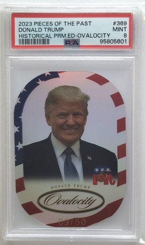 2023 Pieces of the Past Donald Trump Historical Premium Ovalocity /50 ...