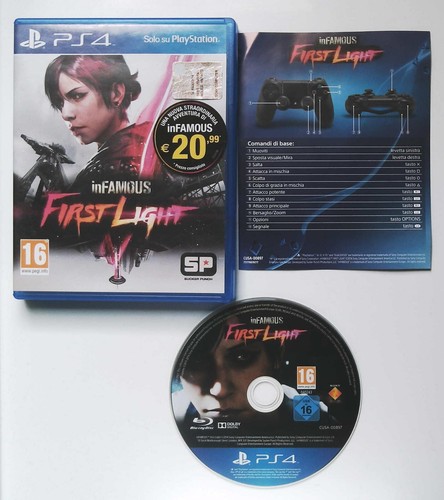 PS4 : INFAMOUS FIRST LIGHT - Completo, ITALIANO ! PLAYSTATION 4 PS5 ...