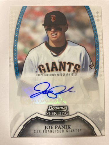 Joe Panik 2012 Bowman Sterling Certified Autograph Rookie Card #bsp-jp ...