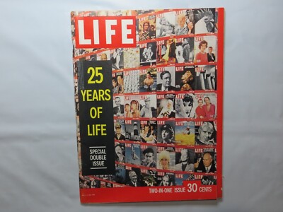 LIFE MAGAZINE 25 YEARS OF LIFE SPECIAL DOUBLE ISSUE 7Hx2 | eBay