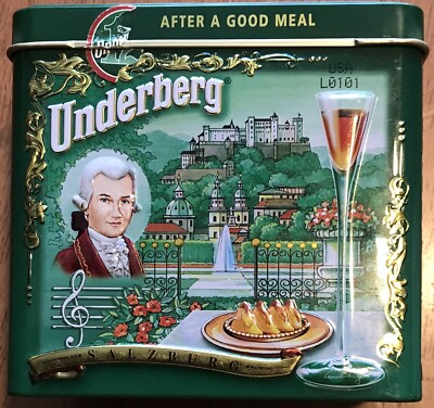 Underberg 2011 Collectors EMPTY Tin Pre-Owned Size 5x5x4 | eBay