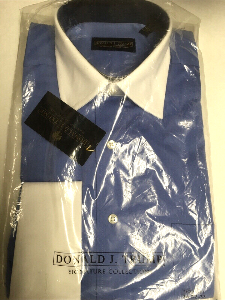 Donald J Trump Men's Dress Shirt With French Cuff Size assorted sizes ...