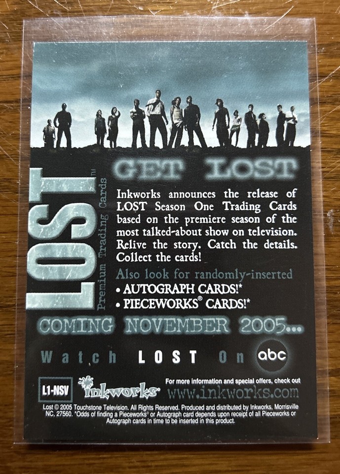 Lost premier edition promo card #L1–NSV | eBay