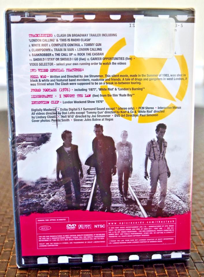 The Essential Clash DVD, Punk Rock Videos, Joe Strummer, OOP, NEW ...