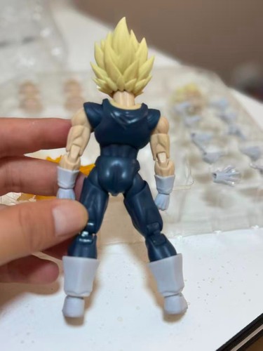 Black Hole & TK Custom SSJ Majin Vegeta Battle Super Saiyan 3.0 Figure ...