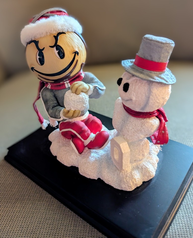 OSU BRUTUS BUCKEYE W/ Snowman Slavic Treasures Ohio State 1st In Series ...